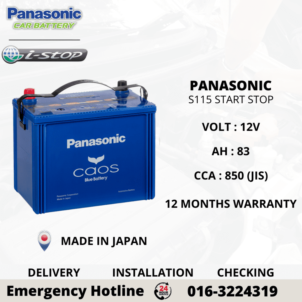 PANASONIC HIGH SPEC NX120-7L N70ZL 115D31L CAR BATTERY | 24 HOURS CAR ...